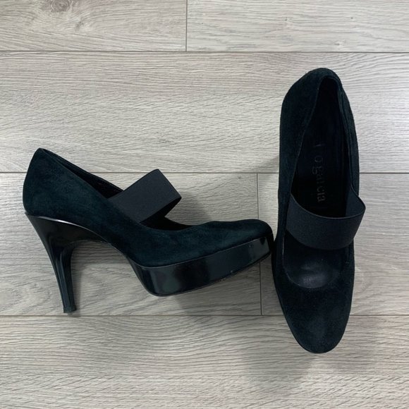 Pedro Garcia | Shoes | Pedro Garcia Black Suede Round Toe Platform ...